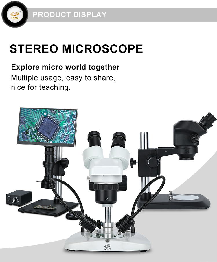 Rotatable 90 Degrees Inclination Binocular Stereo Microscope, High Quality Rotatable 90 Degrees ...