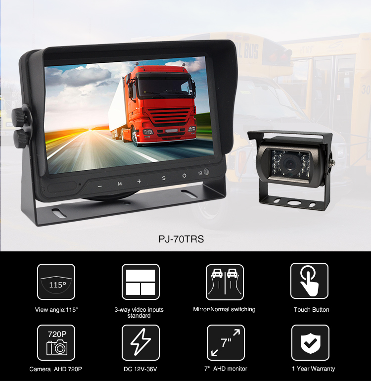 Pjauto 7 Inch Digital Monitor Car Reverse Rearview Camera System, High Quality Pjauto 7 Inch ...