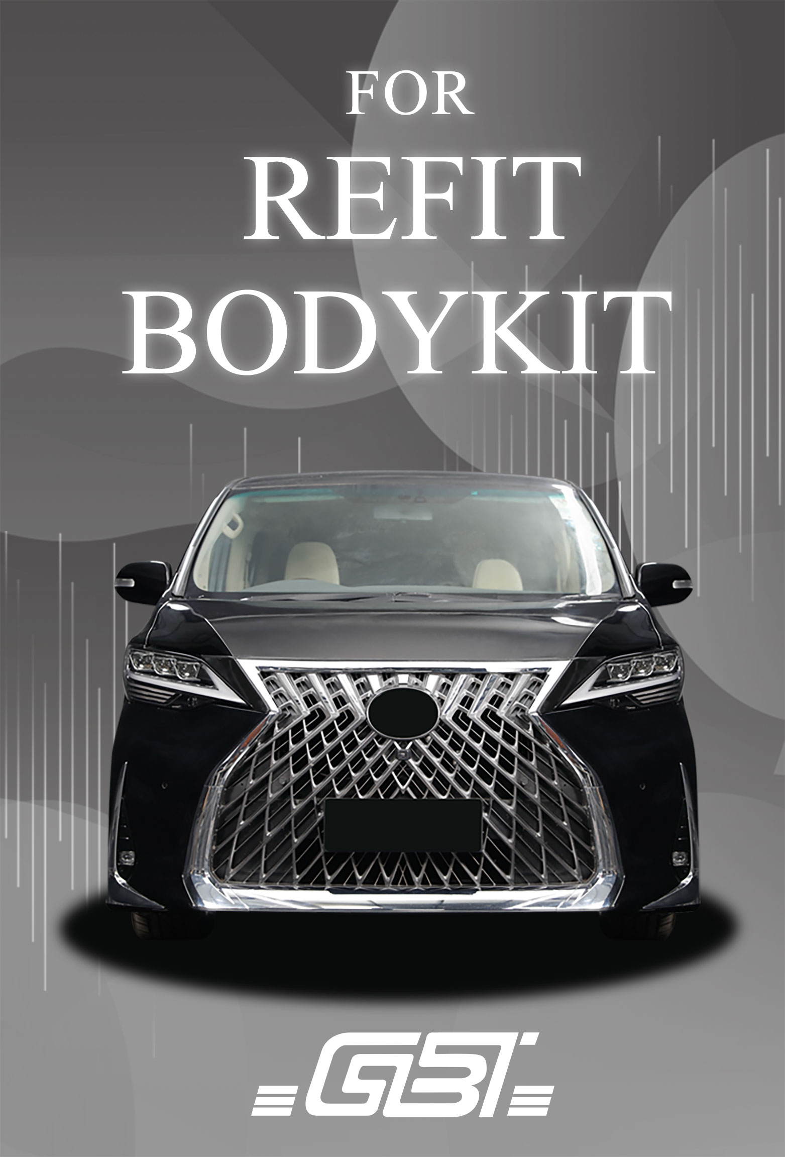Lexus Lm Body Kit Conversion For Gbt Vellfire 20 Series (2008-2014), High Quality Lexus Lm Body ...