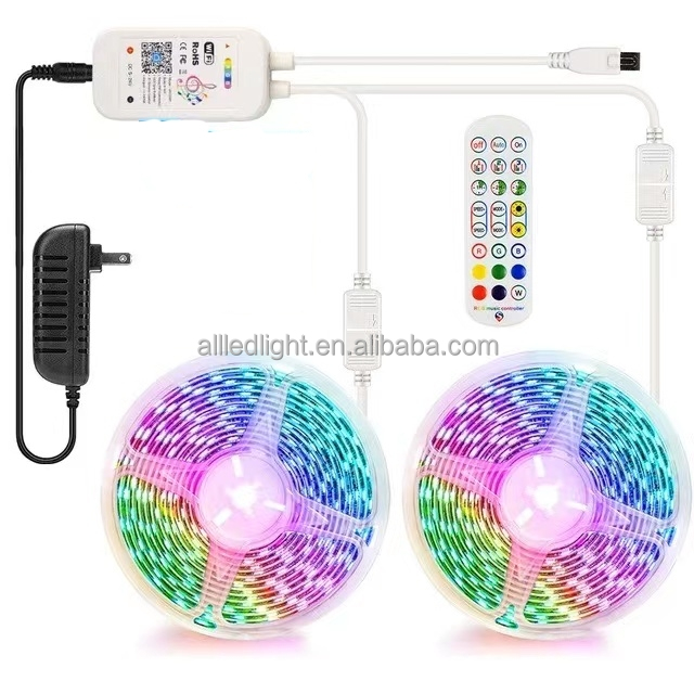 Tuya Smart Rgb Led Strip Lights With Wifi Controller - 5m To 30m, 12v, High Quality Tuya Smart ...