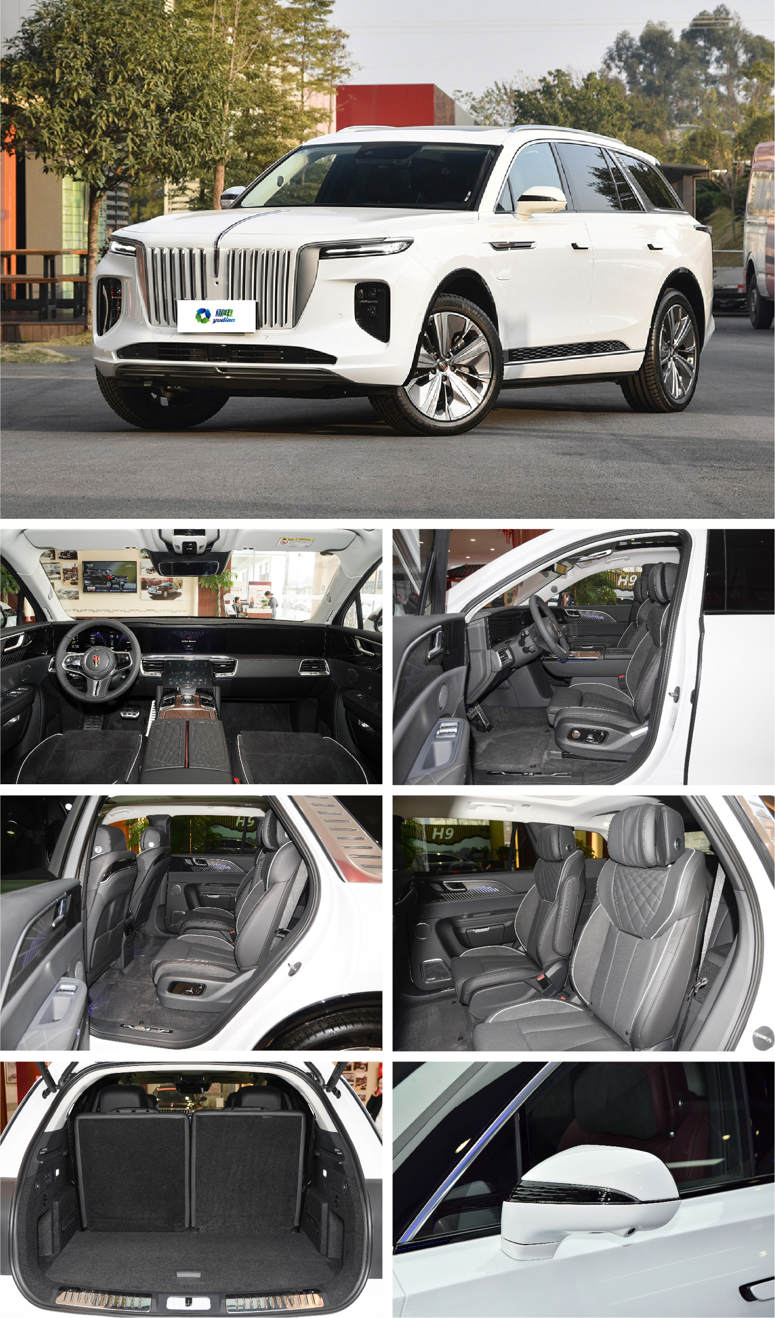 Hongqi E-hs9 2025: 690km Range, 6-seats, Luxury Electric Suv, High Quality Hongqi E-hs9 2025 ...
