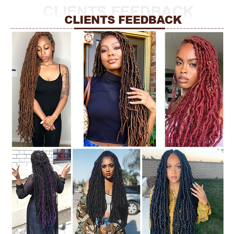 Julianna Coloured Large Mixed Colour Handmade Faux Locs Grey Wholesale