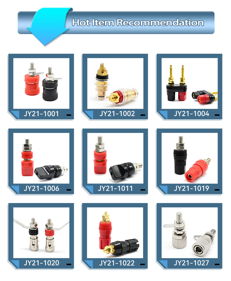 High-current Terminals For M6 M8 M10 Inverters - Type 333 & 555 Round Binding Posts, High ...