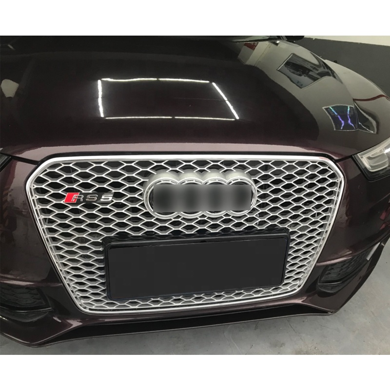 Rs5 Style Honeycomb Grill Facelift Mesh Front Bumper Grille For Audi A5/s5 2012-2016, High ...
