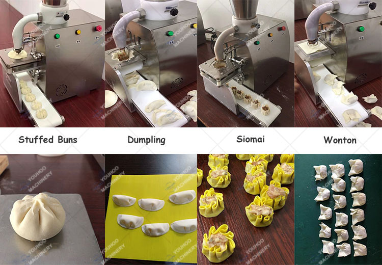 Commercial Semi-automatic Tabletop Siopao Bun Baozi Making Machine: Flexible Mold Change For ...