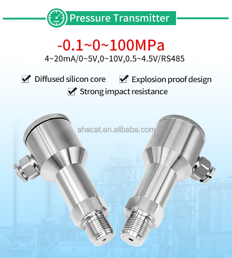 Anti-explosion Hydraulic Oil Pressure Sensor With Rs485 Modbus, High Quality Anti-explosion ...