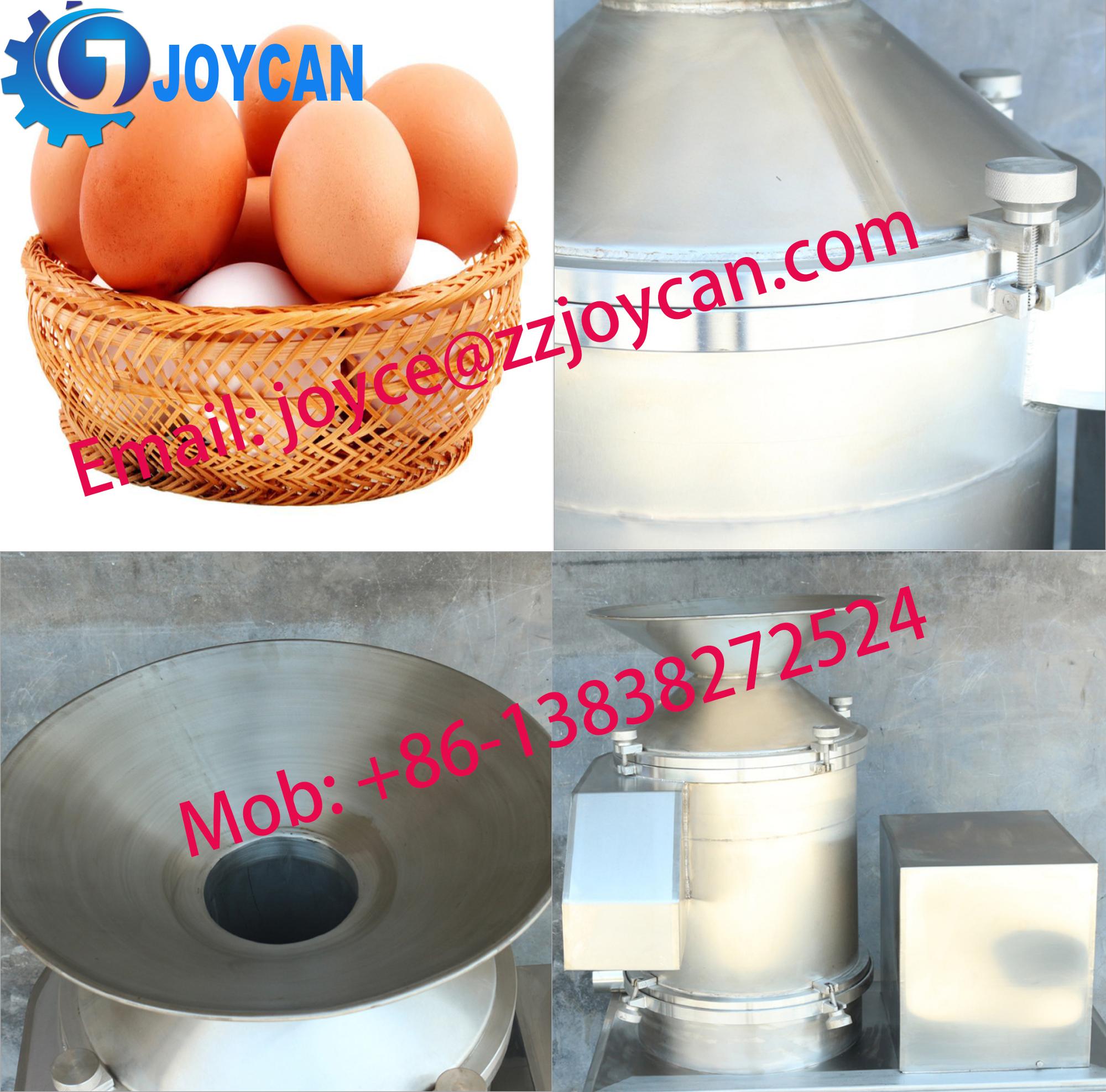 High Efficient Centrifugal Egg Breaking Machine, High Quality High Efficient Centrifugal Egg ...