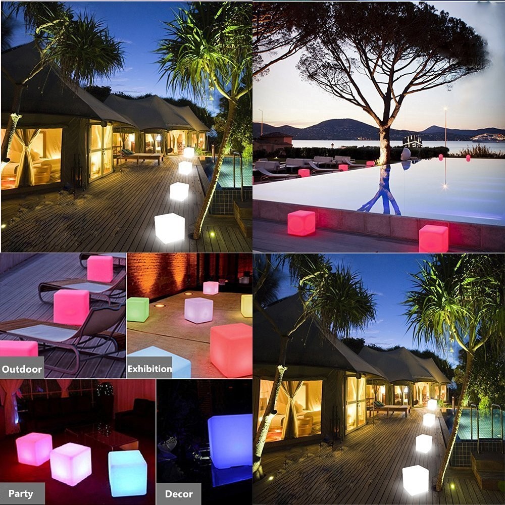 Rgb Color Changing Ip68 Waterproof Led Cube Chair Lighting, High Quality Rgb Color Changing Ip68 ...