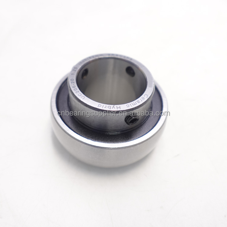 Uc206-20 Hybrid Ceramic Insert Ball Bearings 31.75mm Id 3 Screw Nuts, High Quality Uc206-20 ...