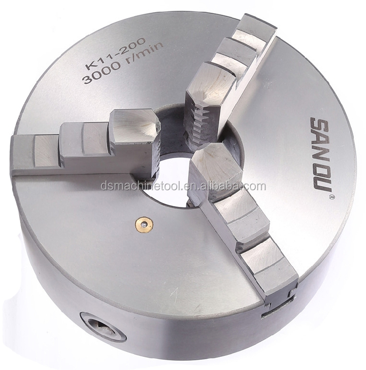 K11 Series 3 Jaws Lathe Chuck - 4 Jaw Self Centering Manual Lathe Chuck 125mm Odm Sanou, High ...