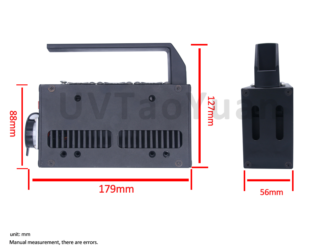 Portable 1000w Air Cooled Uv Curing System With 385nm And 395nm Led Lamps For Digital Flatbed Uv ...