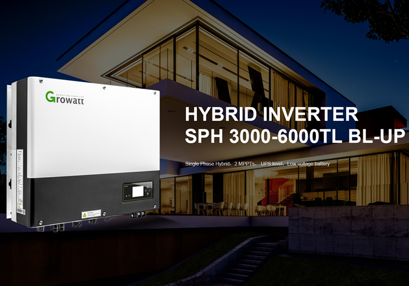 Growatt All In One Inverters Sph3000-6000tl Bl Up Hybrid Solar Inverter 6kw-10.2kw, High Quality ...