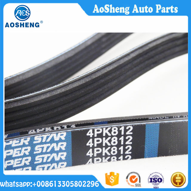 4pk812 Cr/hndr/epdm Oem Transmission Pu Belts Poly Ribbed V Belt, High ...