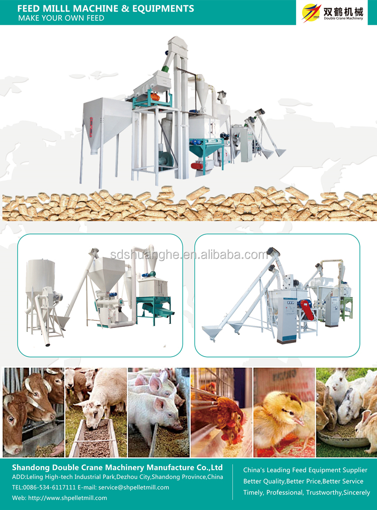 1-5t/h Livestock Cattle Pig Feed Ring Die Pelletizer - Hot Sell Pellet Machine For Animal ...