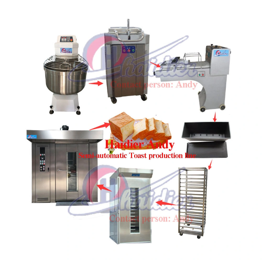 Automatic Toast Bread Production Line Bun Bread Production Line, High Quality Automatic Toast ...