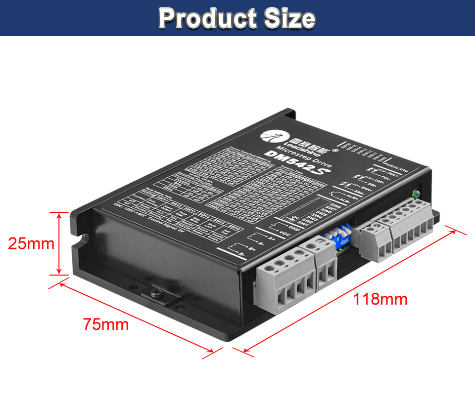 Leadshine Dm542s: Un Controlador De Motor Paso A Paso De 2 Fases Integral Para Series 57 Y 86 ...