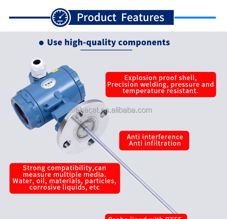 Capacitive Level Sensor For Liquids And Solids - 4-20ma Output, High Quality Capacitive Level ...