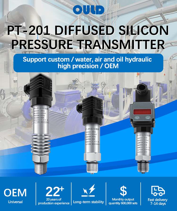 Oem Pressure Measuring Instruments: 4-20ma Water Pressure Sensor & Ip68 Pressure Transmitter ...