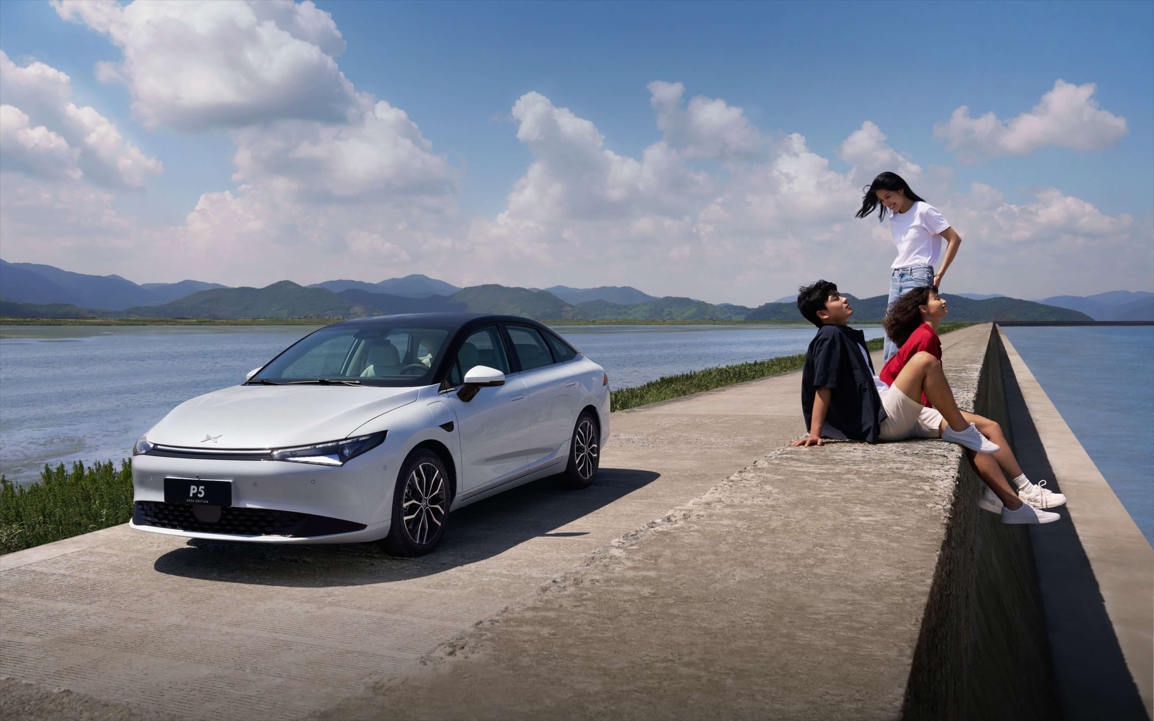 2024 Xpeng P5 500km Long Range Electric Sedan - Plus And Pro Models, High Quality 2024 Xpeng P5 ...