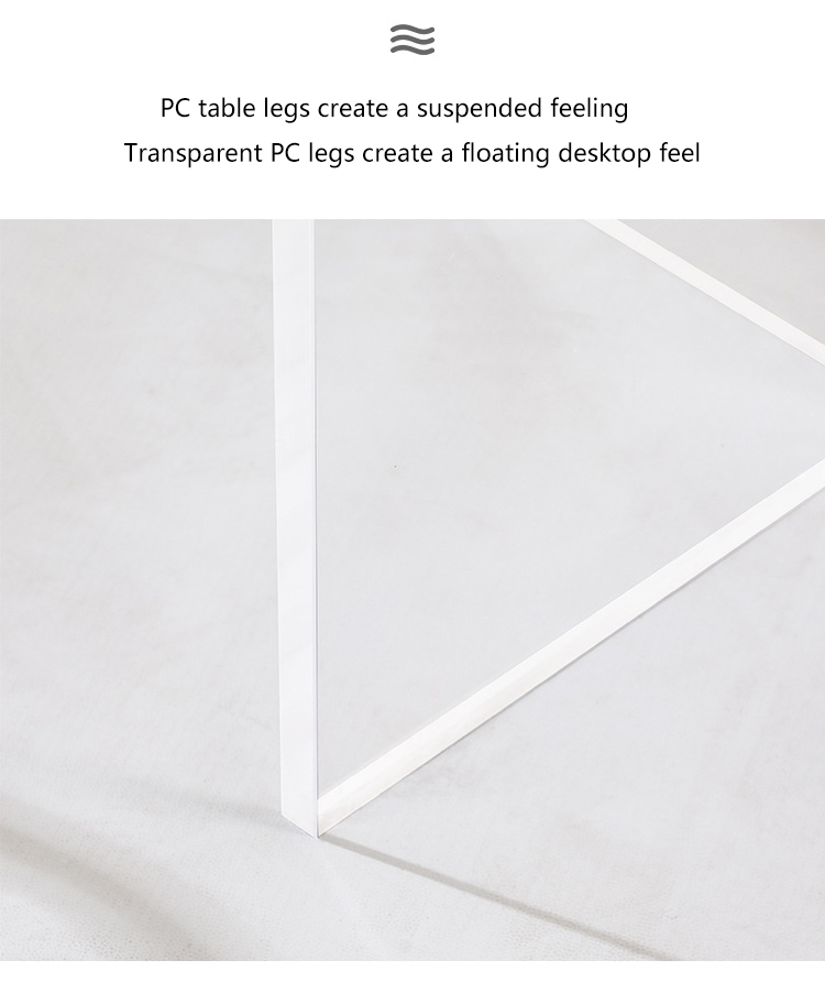 Modern Luxury Acrylic Floating Dining Table, High Quality Modern Luxury Acrylic Floating Dining ...