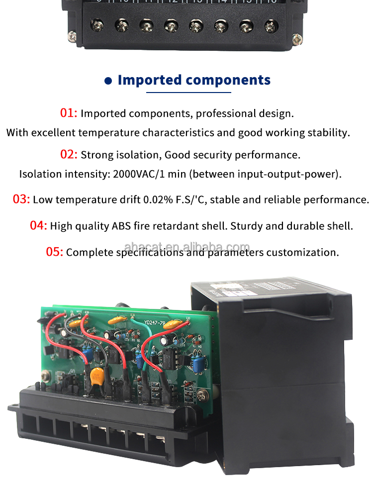 3 Phase Reactive Power Transmitter Rs485 4-20ma Output Isolated Power Transmitter, High Quality ...