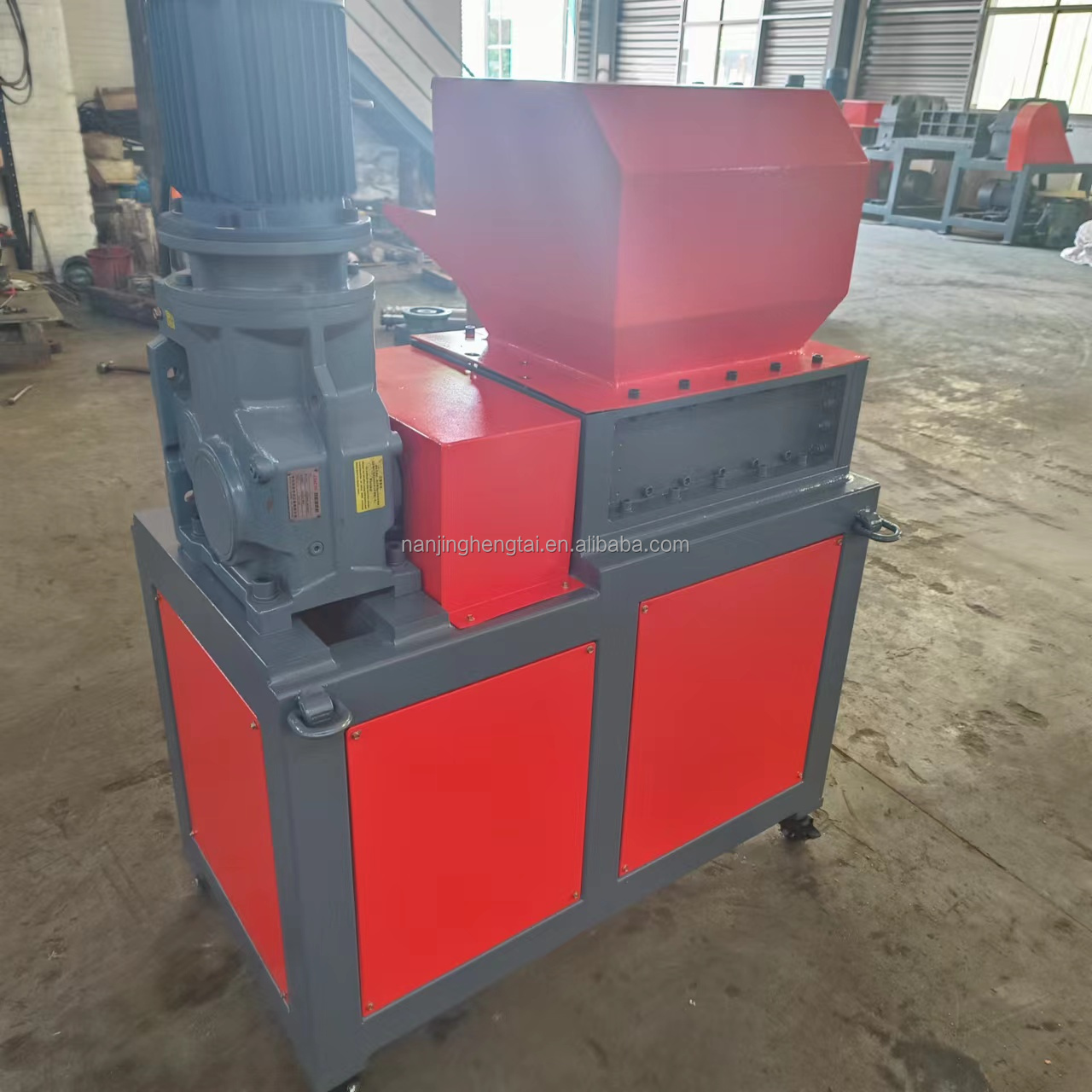 Industrial Heavy Duty Waste Tire Shredder Machine For Scrap Car Tires And Bumpers, High Quality ...