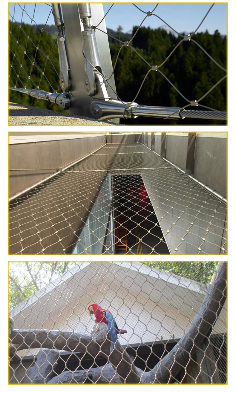 Zoo Net Fencing And Mesh Enclosures For Safety And Ecology, High Quality Zoo Net Fencing And ...