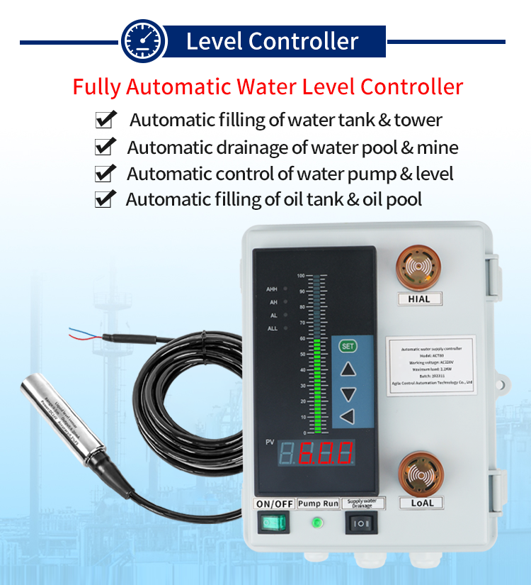 Digital Submersible Liquid Level Sensor With 4-20ma Remote Transmission, High Quality Digital ...