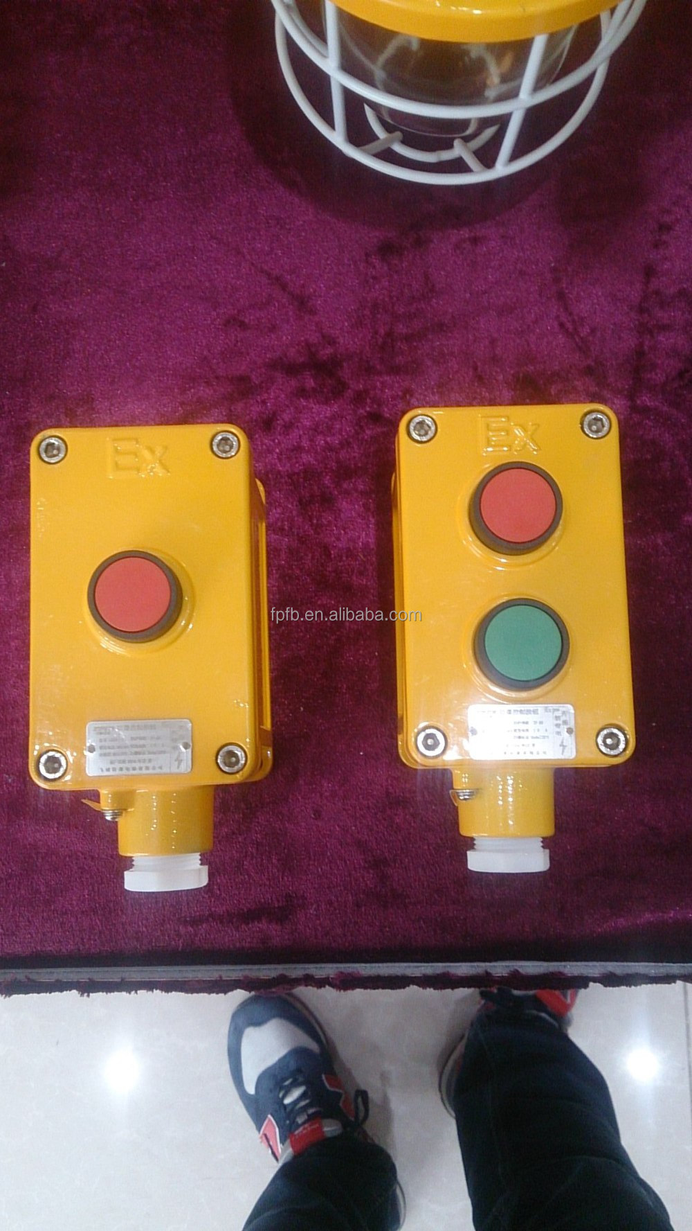 Explosion Proof Control Push Button Aluminum Alloy Hazardous Area Switch Box, High Quality ...