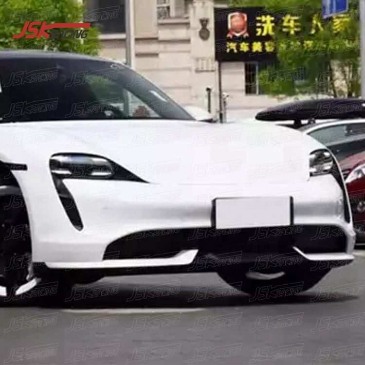 Jsk-1 Style Dry Carbon Fiber Front Lip For 2019-2020 Porsche Taycan Turbo Sedan, High Quality ...