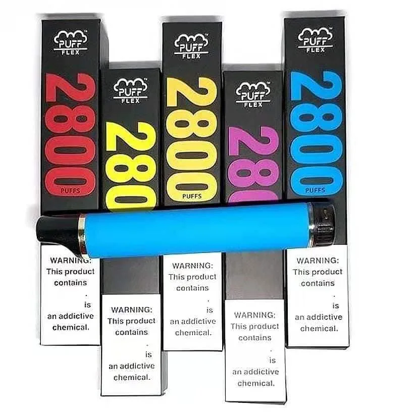 2800puffs Puff Flex Disposable Vape Device Vaporizer Pen, High Quality 2800puffs Puff Flex ...