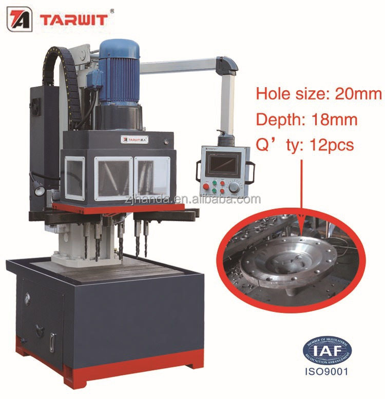 Vertical Multiple Spindle Drilling Machine For Pumps, High Quality ...