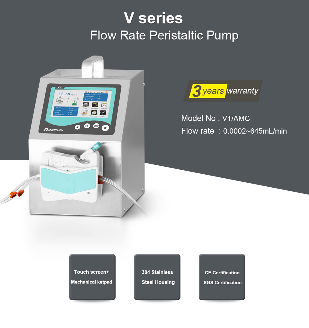 Shenchen Multi Pump Head Liquid Viscosity Pump Peristaltic Pump For Paint Production, High ...