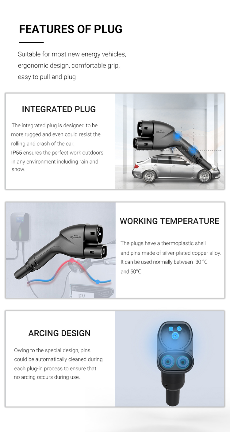Workersbee Dcfc Ev Charging Connector With Cable Ccs2 Liquid-cold Dc 500a Dc Fast Charging Tuv ...