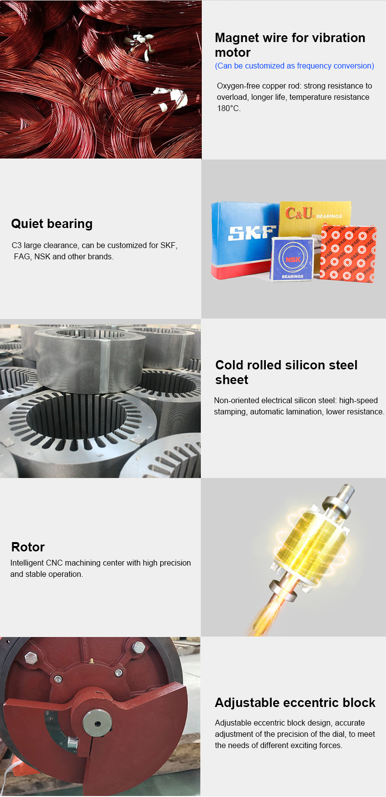 Yzs/yzu Series Block Electric Portable Vibrator Vibration Table Motor, High Quality Yzs/yzu ...