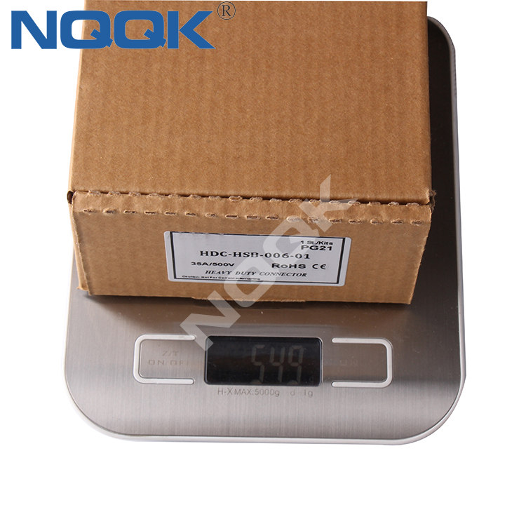 6 Port 16a Industrial Heavy Duty Electrical Connector (hdc-hsb-006-01s), High Quality 6 Port 16a ...