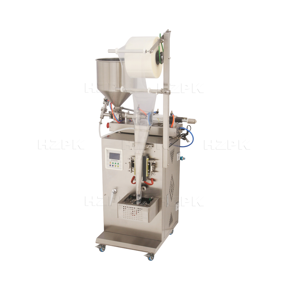 Hzpk Auto Liquid Paste Honey Food Film Pouch Bag Multi-function Packaging Machine - Small ...