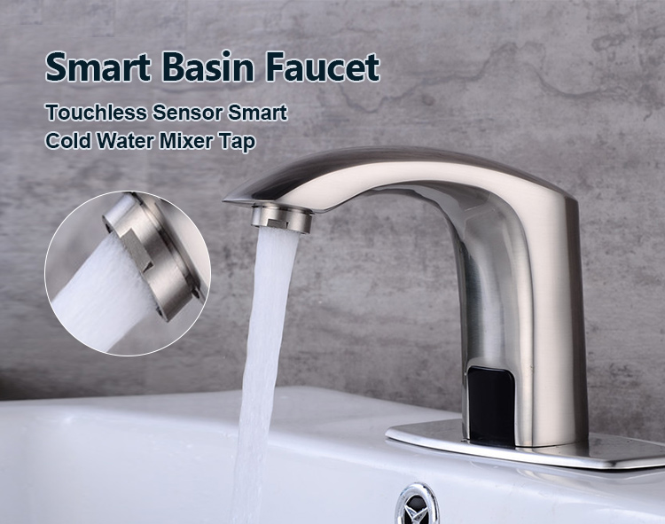 Touchless Automatic Sensor Basin Sink Tap, High Quality Touchless Automatic Sensor Basin Sink ...