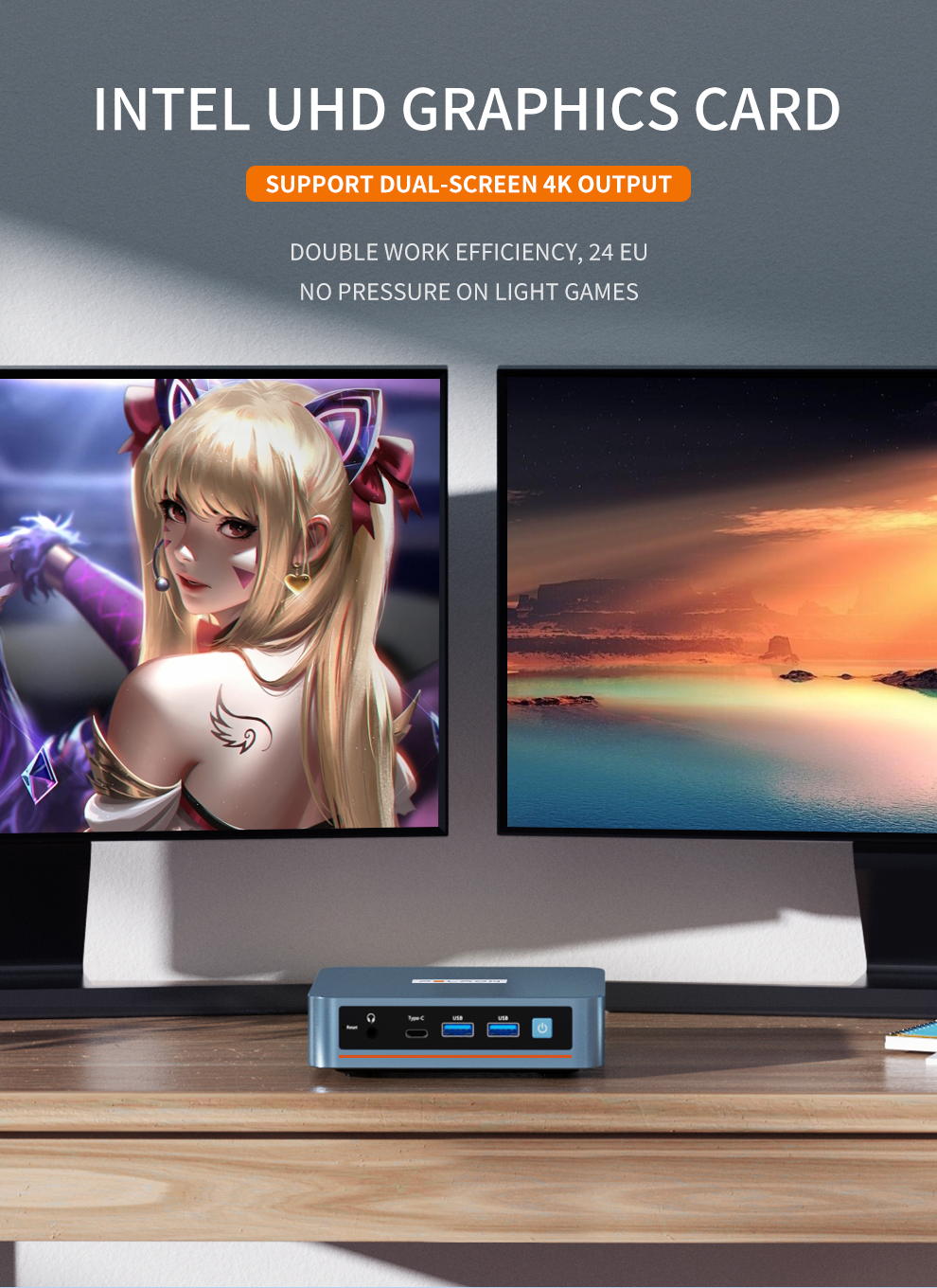 Intel N100/n95 Mini Pc: Ultra-low Power, 16gb Ram, 512gb Storage, Wi-fi 5.0 & Bluetooth 4.2 ...