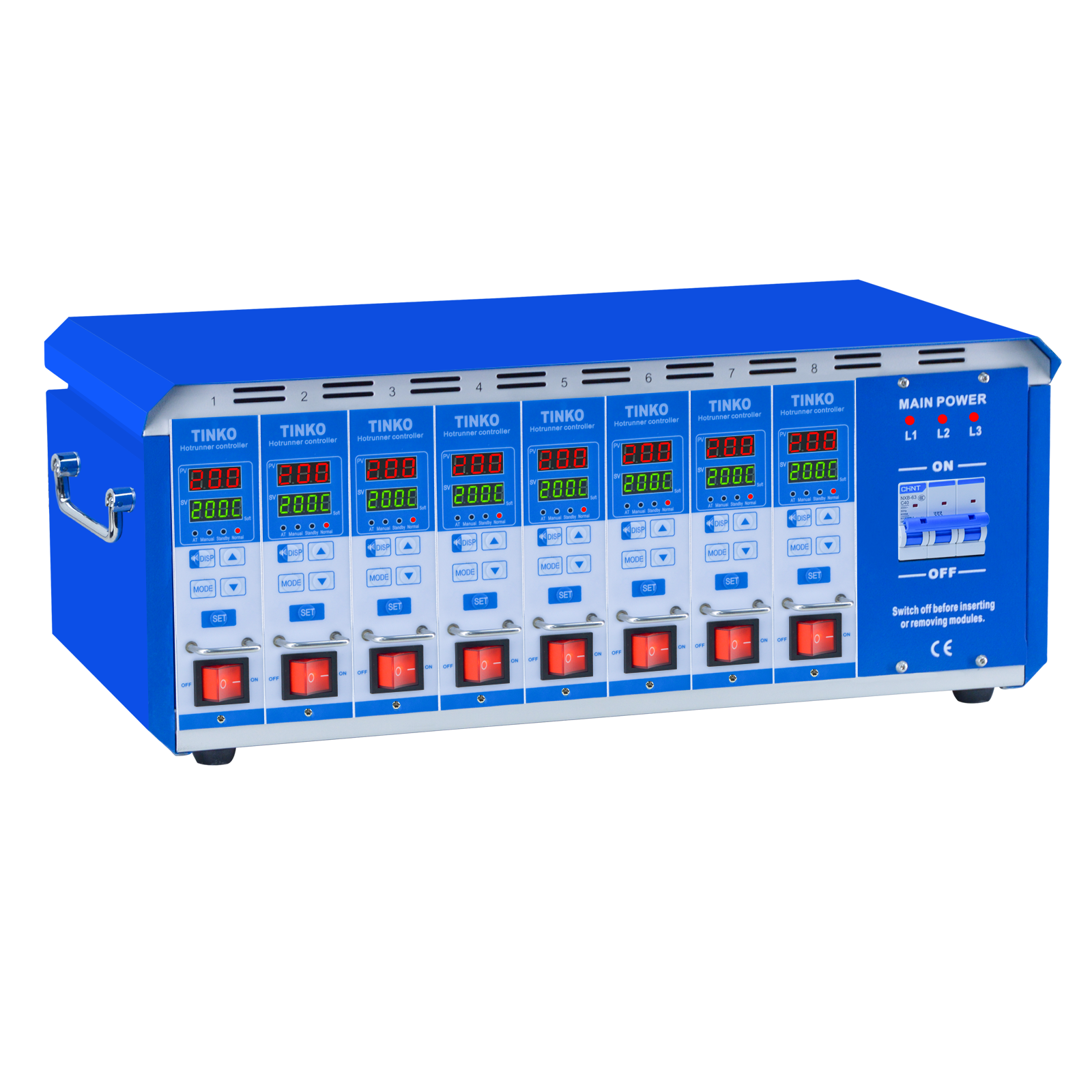 8 Zone Tinko Auto-pid Plastic Injection Mold Temperature Controller, High Quality 8 Zone Tinko ...