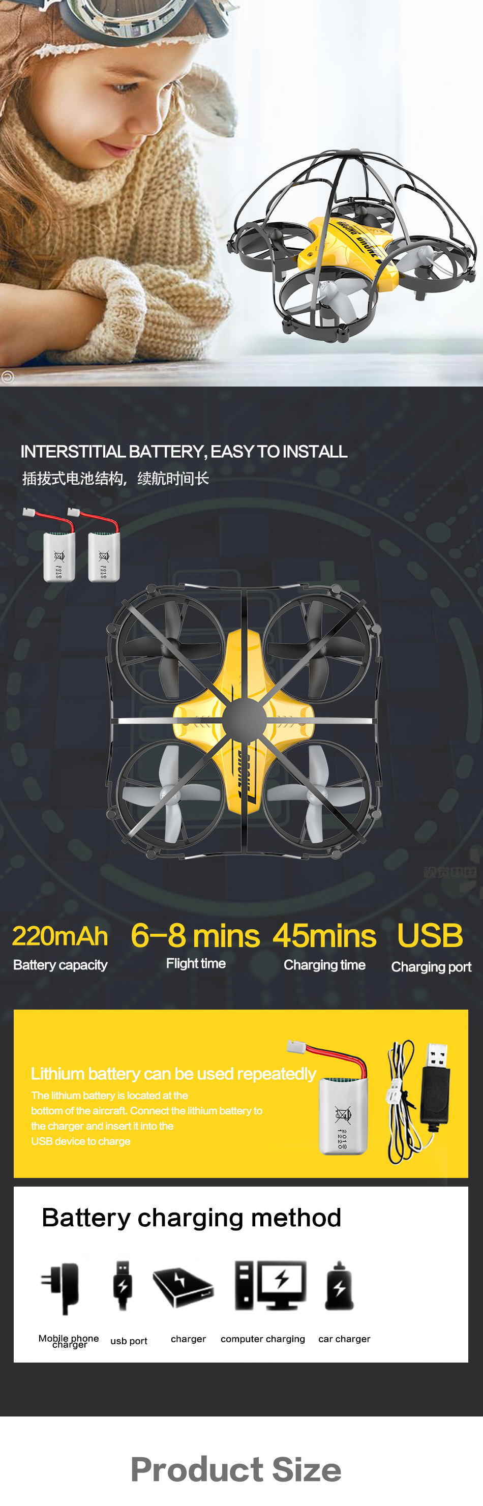 Kids' Educational Drone: Scratch Coding App For Phone & Pc Compatibility, High Quality Kids ...