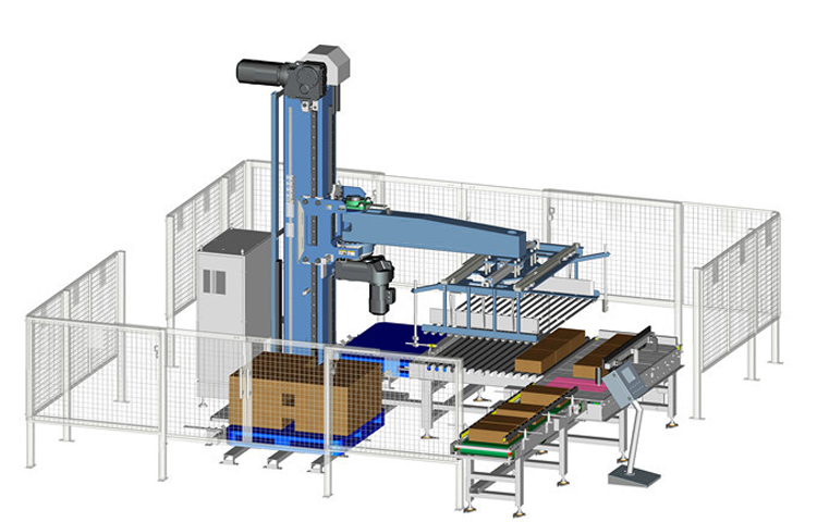 Automated Palletizing And Depalletizing Solutions: Column Type Machine, Carton Box Stacking, And ...