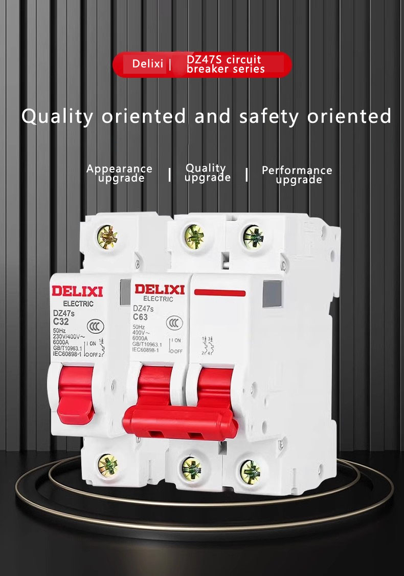 Dz47s Series Small Circuit Breaker - 3p C-type Lighting Control Switch (16a-25a), High Quality ...