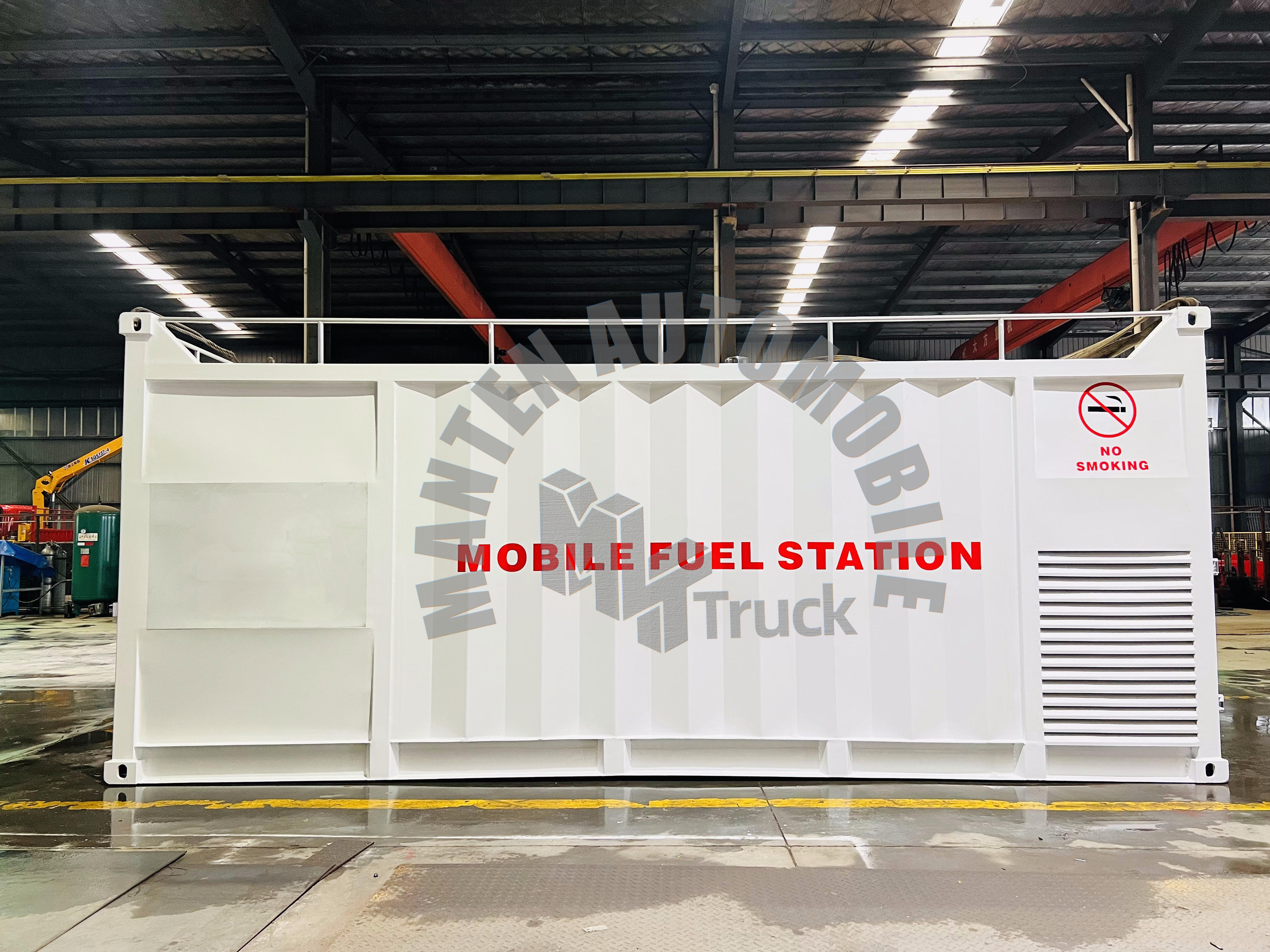 20ft European Standard Fuel Skid-mounted Station With 40 Feet Oil Dispenser For Sale, High ...