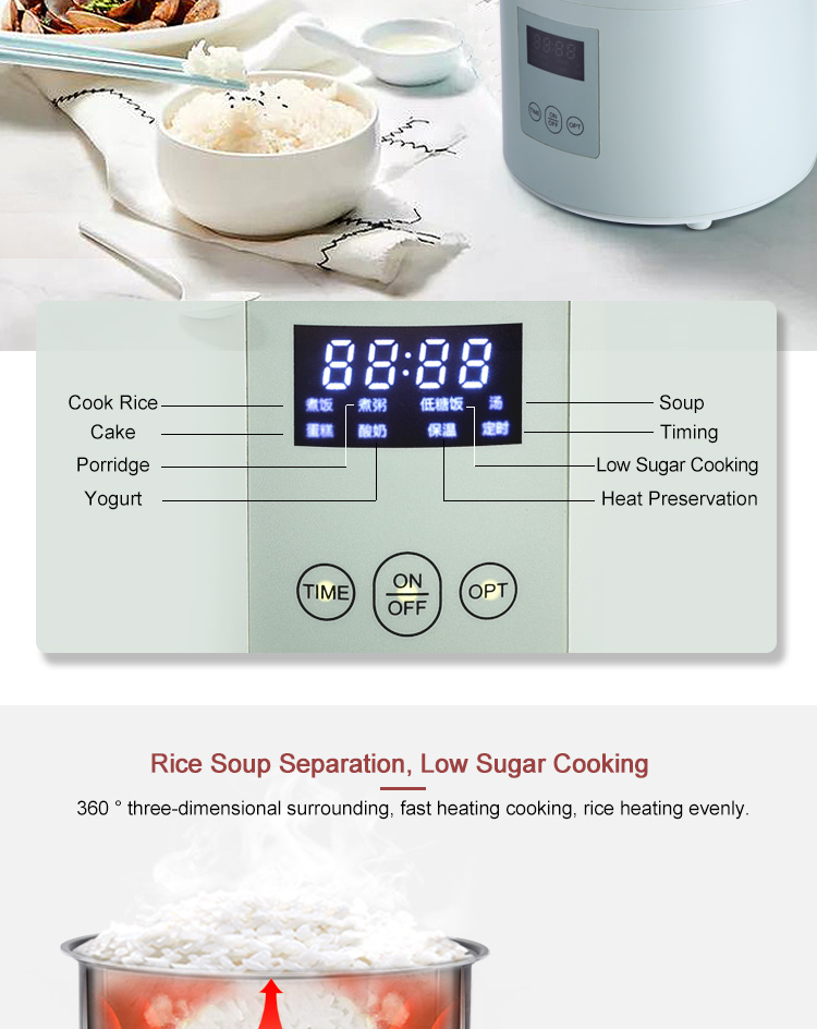 24-hour Timer Multi-function Rice Cooker, High Quality 24-hour Timer Multi-function Rice Cooker ...