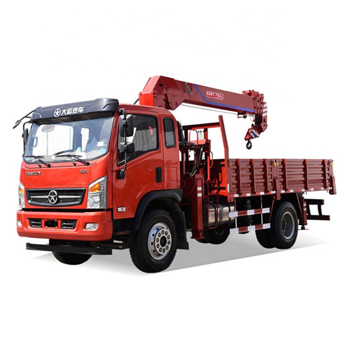 Euro V 6 Wheel Dayun Brand 6.3t Cargo Crane Truck For Chep Price, High Quality Euro V 6 Wheel ...