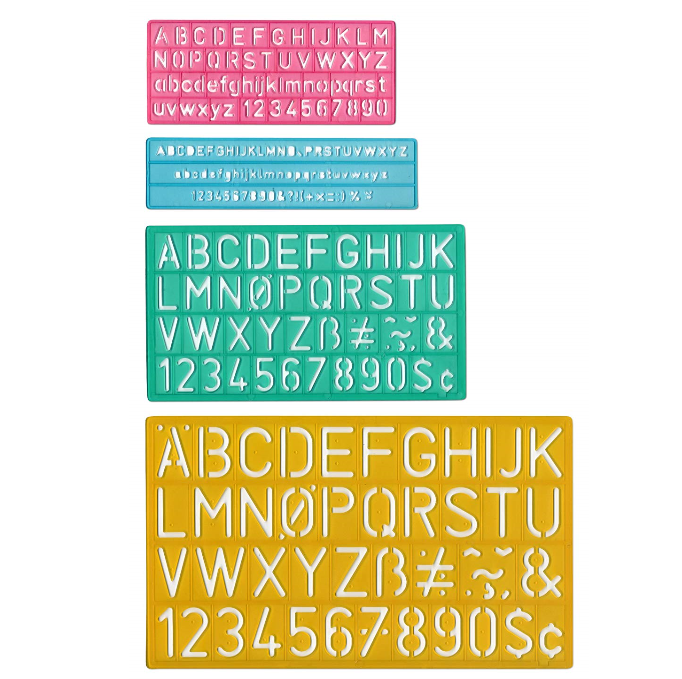 Reusable Mini Letters And Numbers Craft Stencils Set: Perfect Tool For ...