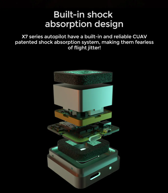 Cuav X7 Pro Pixhawk Ardupilot 4.10/pixhawk 4 용 Gps Neo3 Pro가있는 Autopilot Flight Controller ...