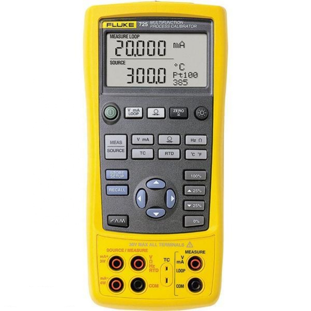 Fluke 725 Multifunction Process Calibrator: High-voltage, High-accuracy Measurement Solution ...