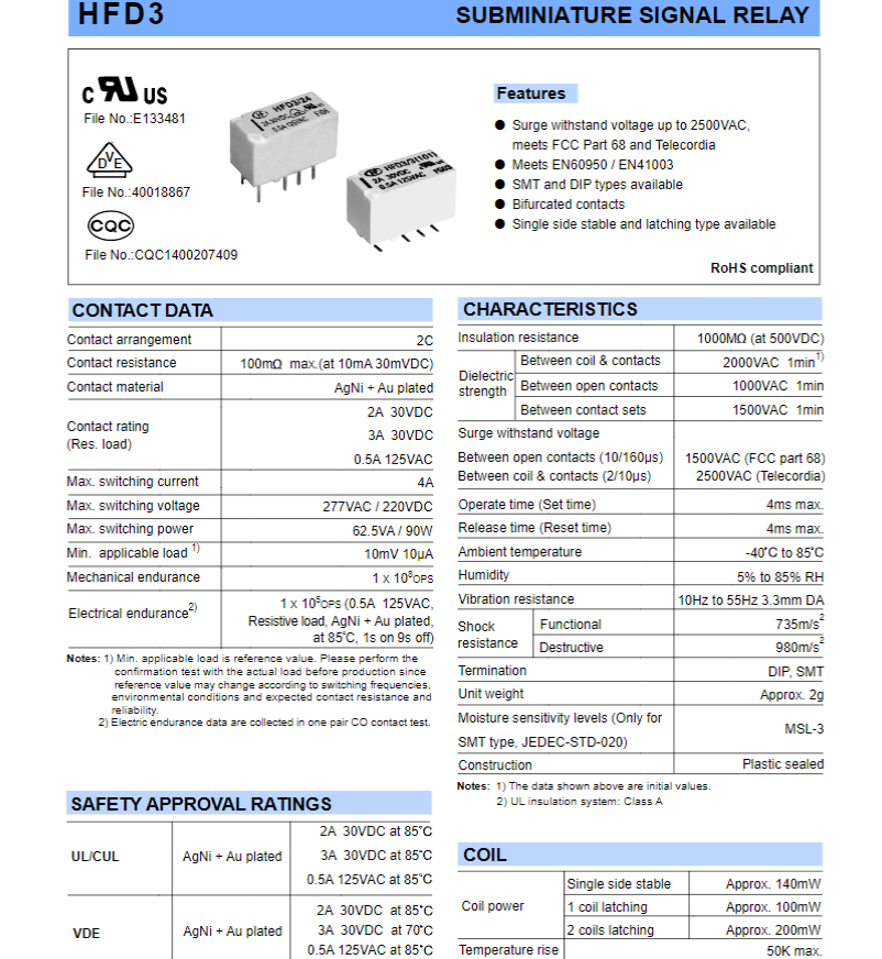 12v Dc Double Coil Latching Relay Hfd3-12-l2 10pin Dpdt 2a, High Quality 12v Dc Double Coil ...